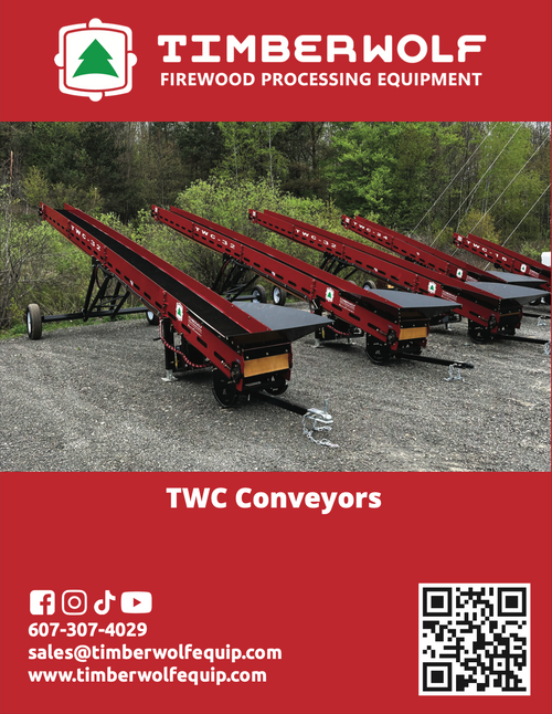Firewood Conveyors | Wood Conveyors – Timberwolf Firewood Processing ...