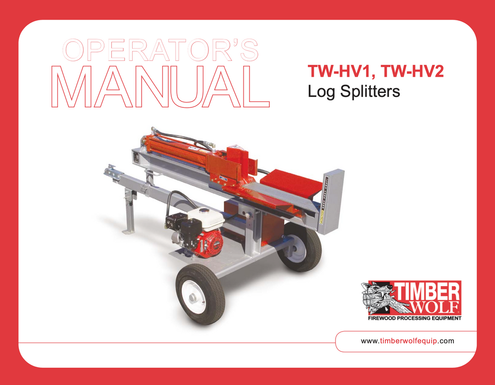 Owners Manuals – Timberwolf Firewood Processing Equipment
