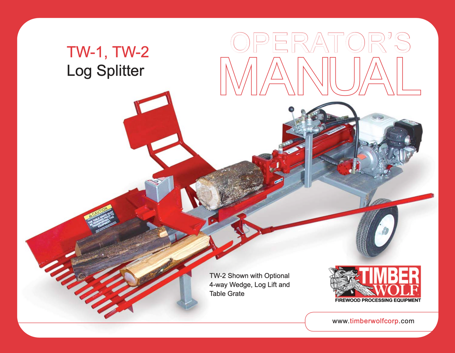 Owners Manuals – Timberwolf Firewood Processing Equipment