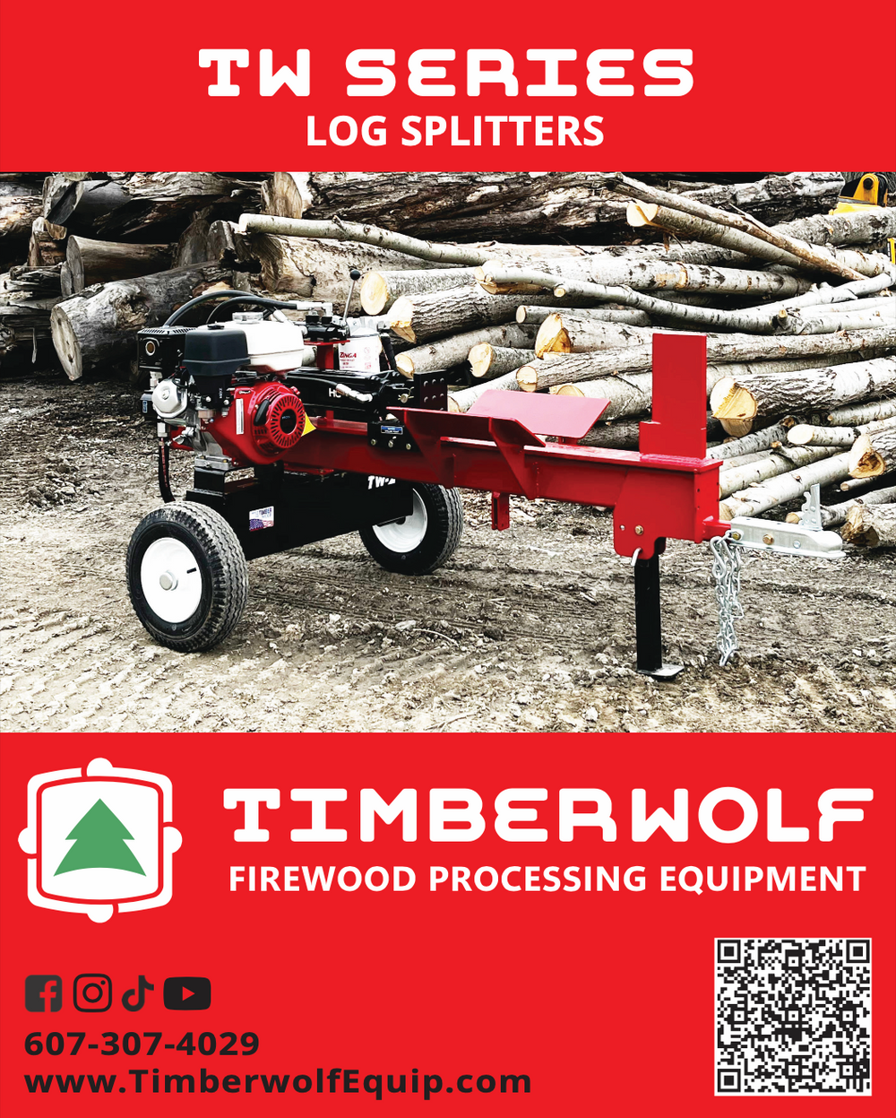 Log Splitters | Wood Splitters – Timberwolf Firewood Processing Equipment